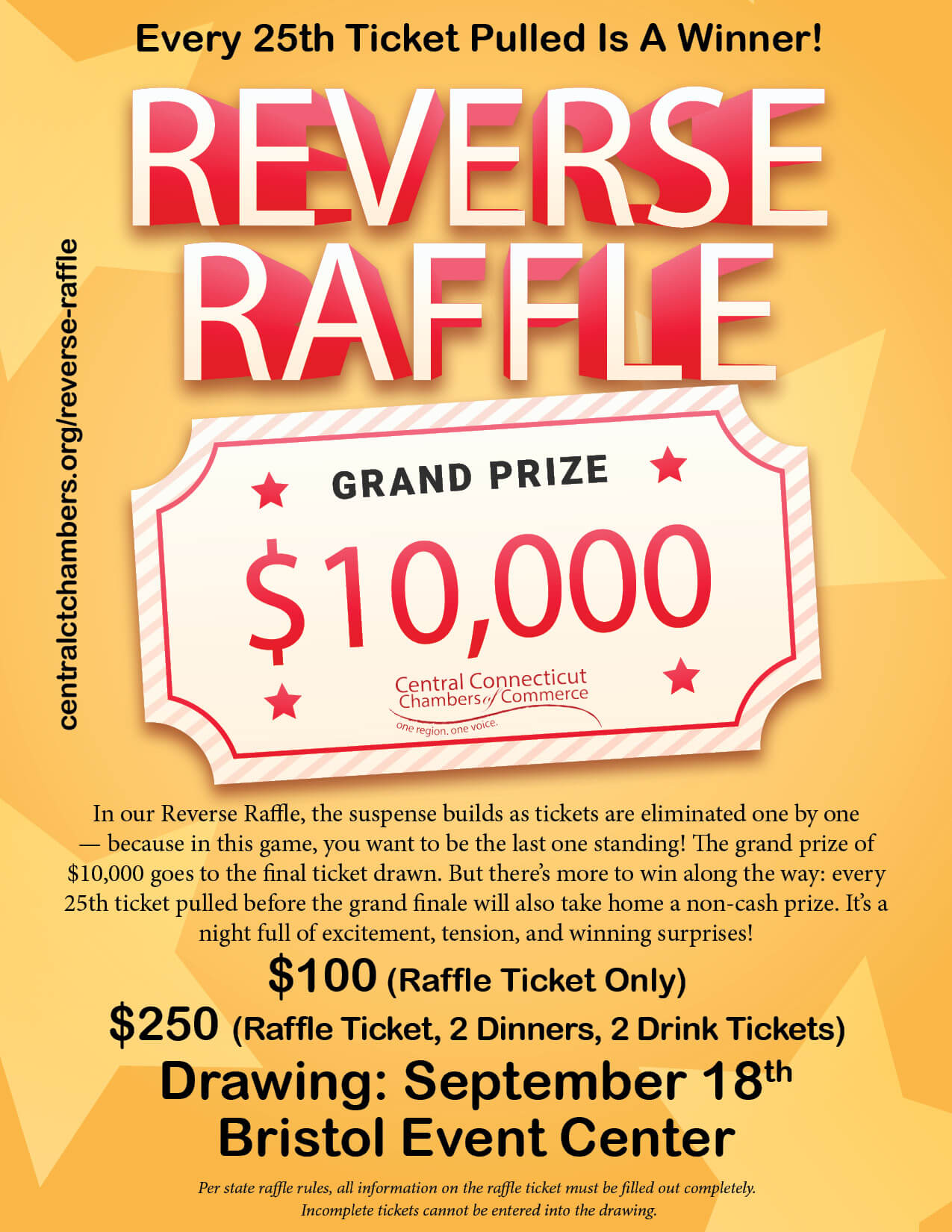 Reverse Raffle - Central Connecticut Chambers of Commerce